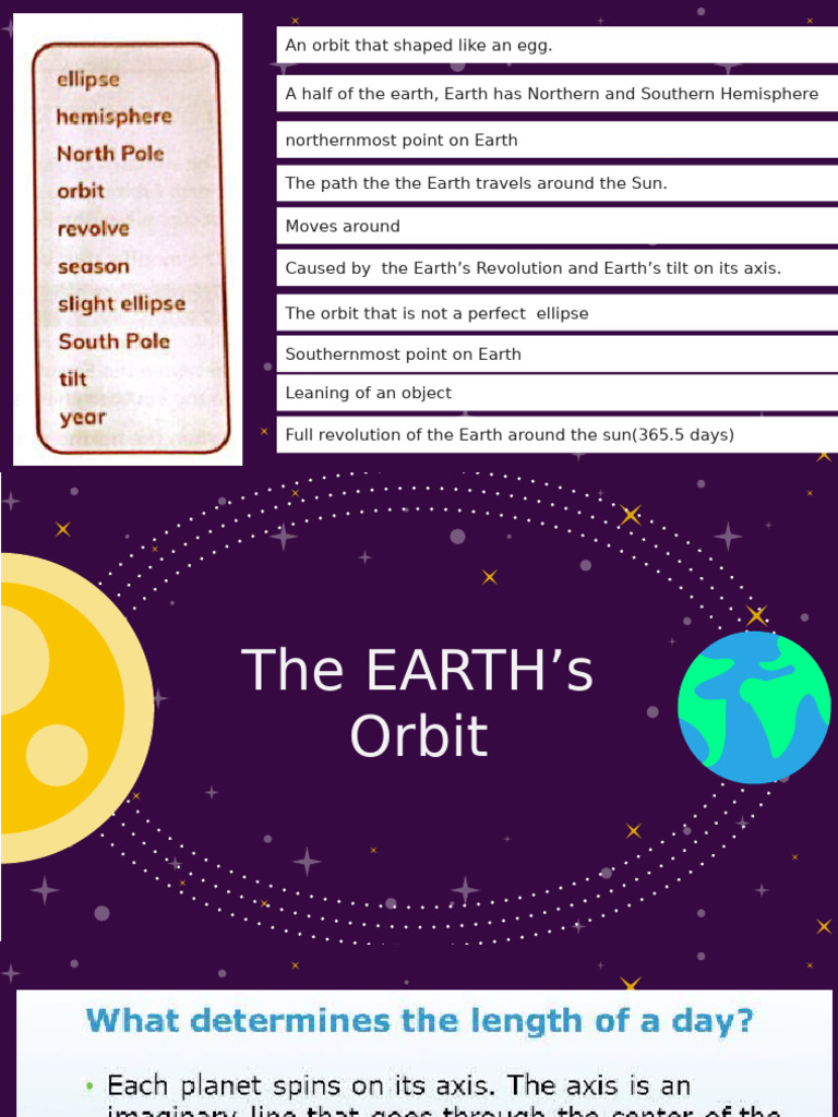 The Earth's Orbit and Seasons | PDF | Earth | Equator