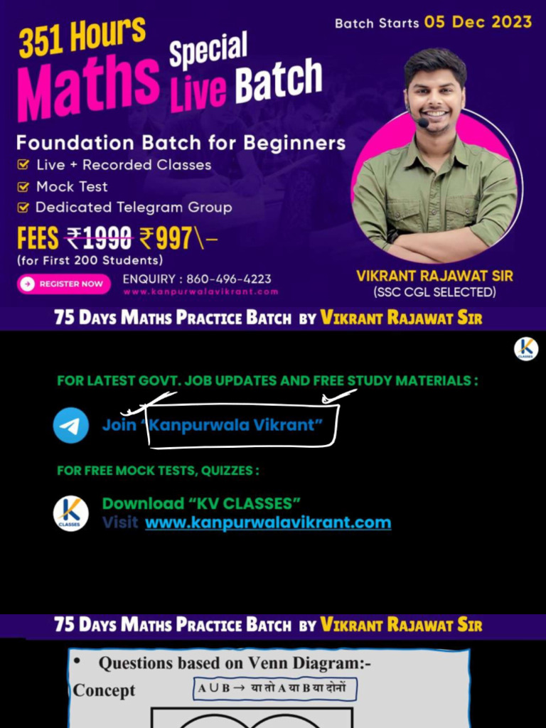 Percentage Class 6 KanpurWala Vikrant PDF | PDF