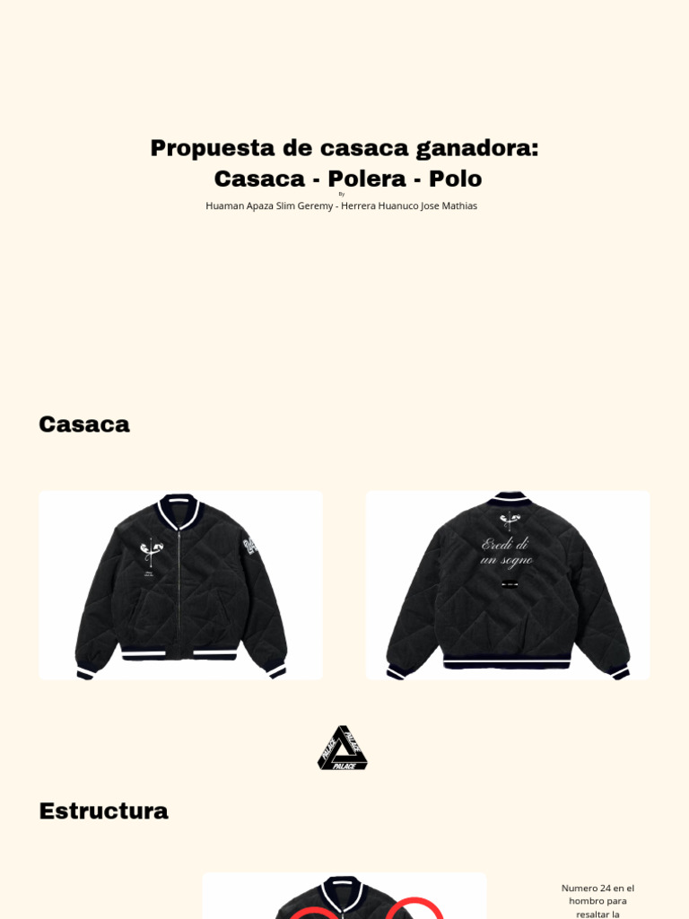 Casaca Prototipo Ganado | PDF | Ropa | Moda