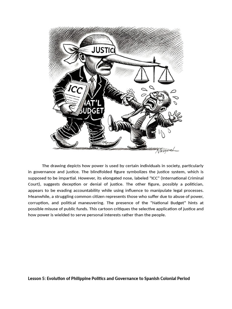 The Drawing Depicts How Power is Used by Certain Individuals in Society ...