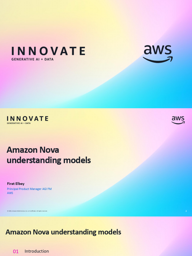 Handout An Overview of Amazon Nova Understanding Models | PDF | Artificial Intelligence ...