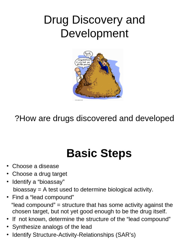 Drug Discovery Process Overview | PDF | Drug Discovery | Pharmaceutical ...