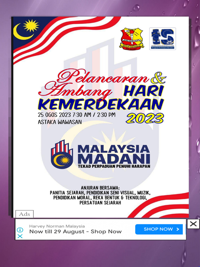 Pelancaran Bulan Kemerdekaan 2023 | PDF