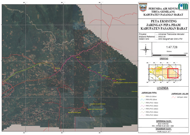 Layout Peta Asetsimpang Empat | PDF
