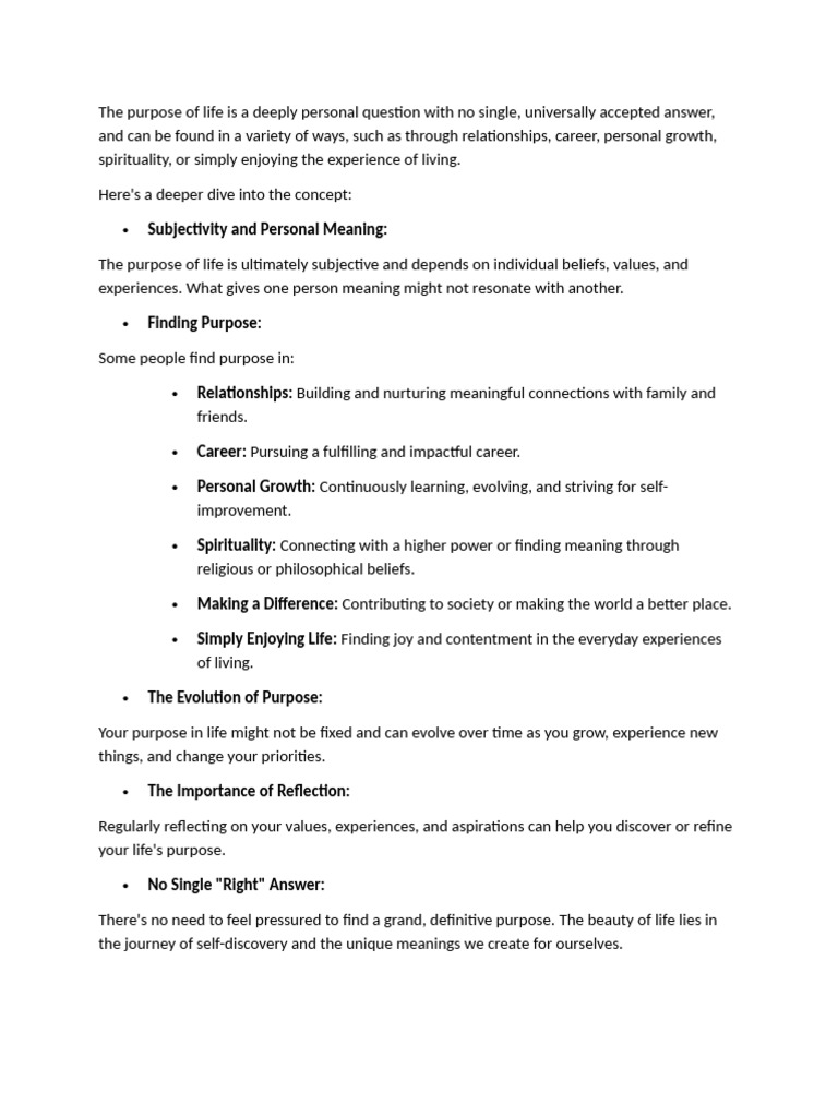 Subjectivity and Personal Meaning | PDF