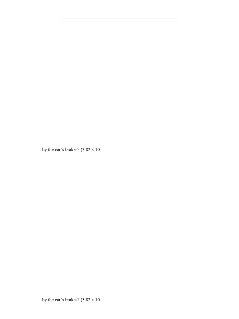 1c. Exercises On Work, Energy & Power | PDF | Kinetic Energy | Mass