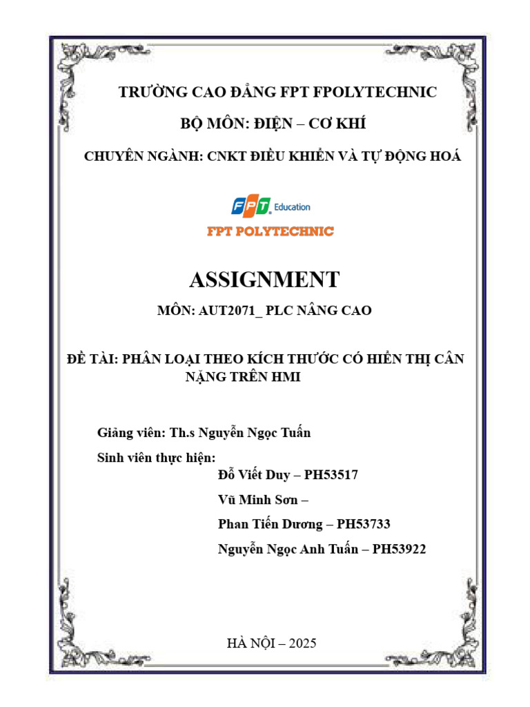 ASM GD2 - PLC Nâng Cao | PDF