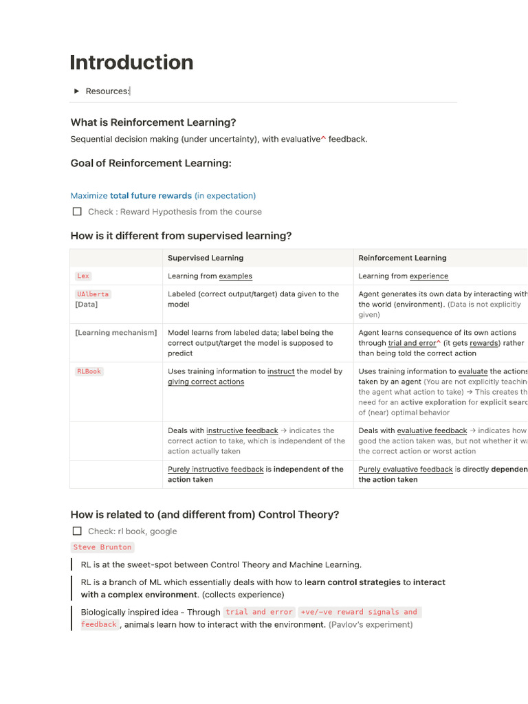 RL Introduction | PDF