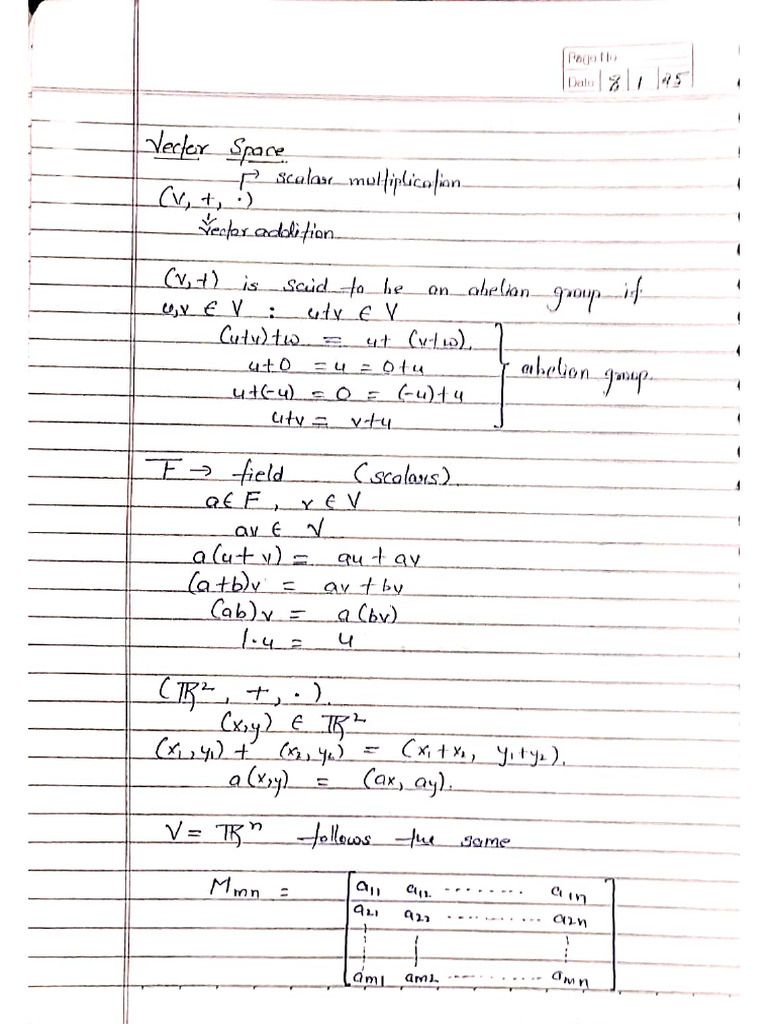 Advance Linear Algebra | PDF