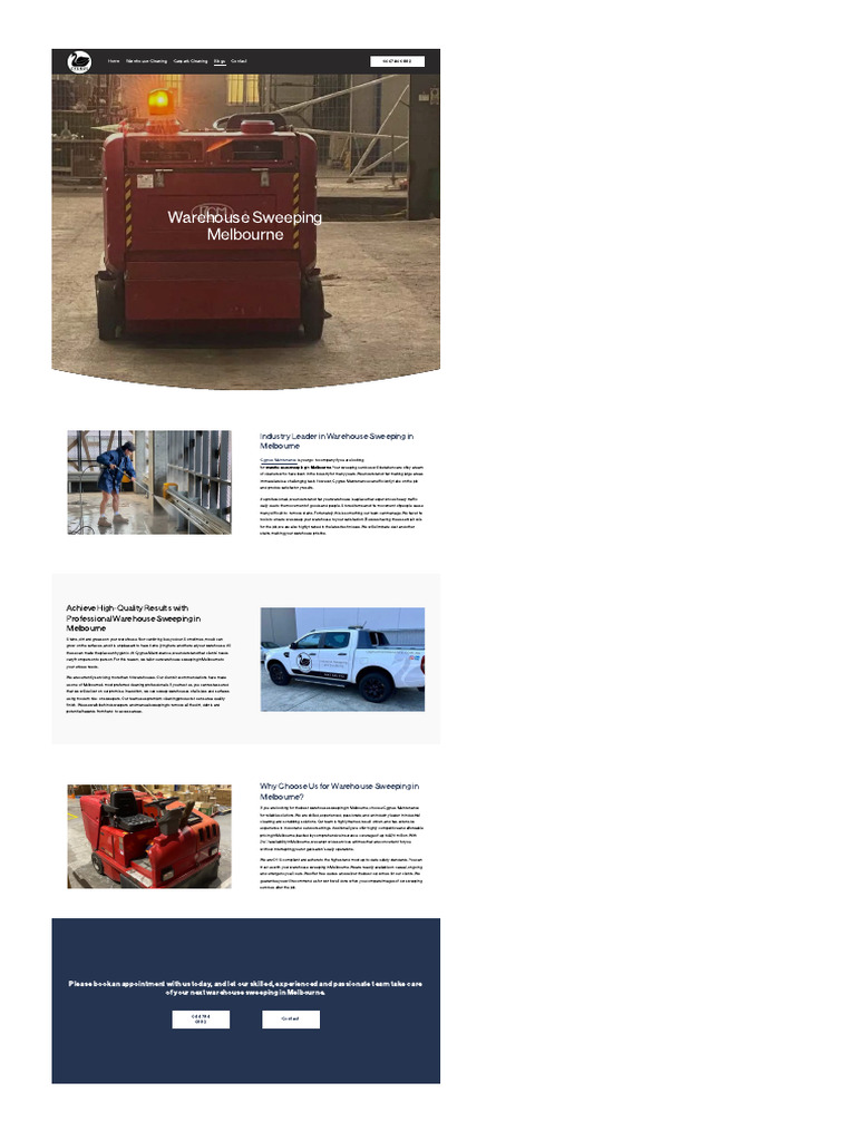 Warehouse Sweeping Melbourne | PDF