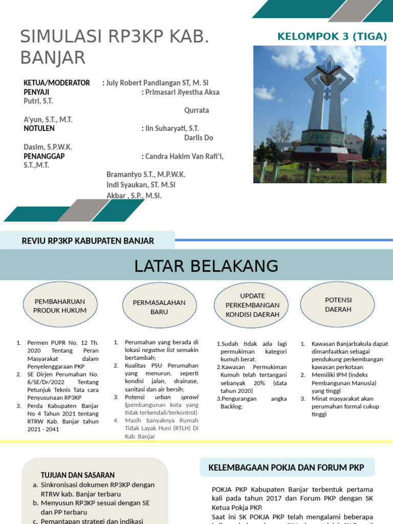 Reviu RP3KP Kabupaten Banjar 2023 | PDF