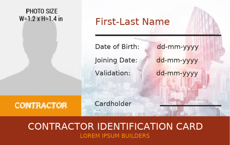 Contractor Id 1 | PDF