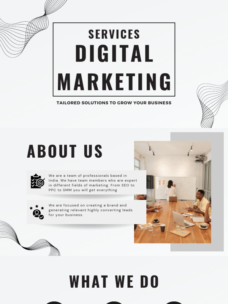 Digital Marketing Services | PDF | Search Engine Optimization | Social Media Marketing
