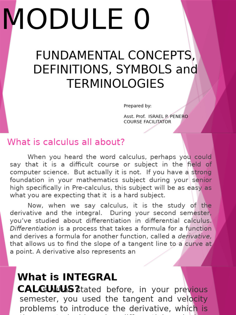 Introduction to Calculus Concepts | PDF | Integral | Calculus