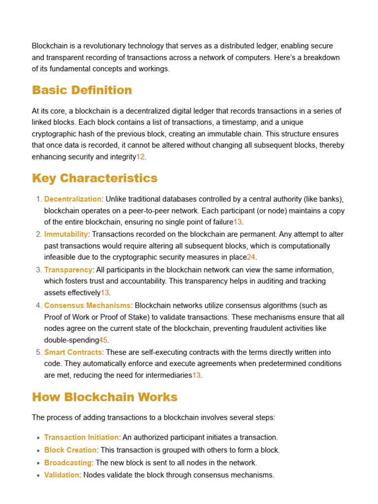 Understanding Blockchain Technology Basics | PDF | Cryptocurrency | Bitcoin