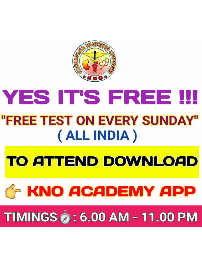 KNO Academy Free Test-7 | PDF