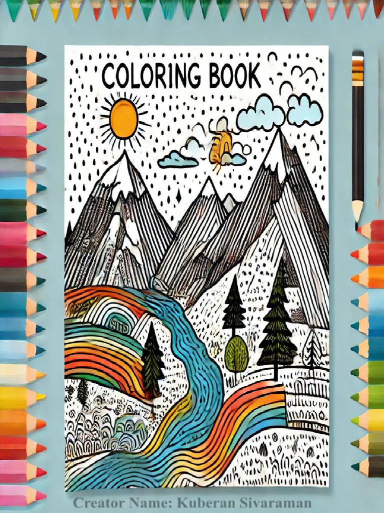 Landscape Colouring Book | PDF
