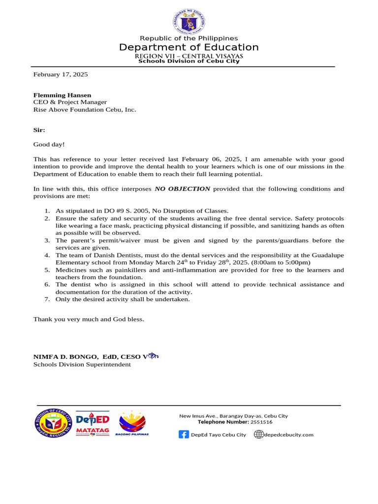 Reply Letter To Rise Above Foundation | PDF