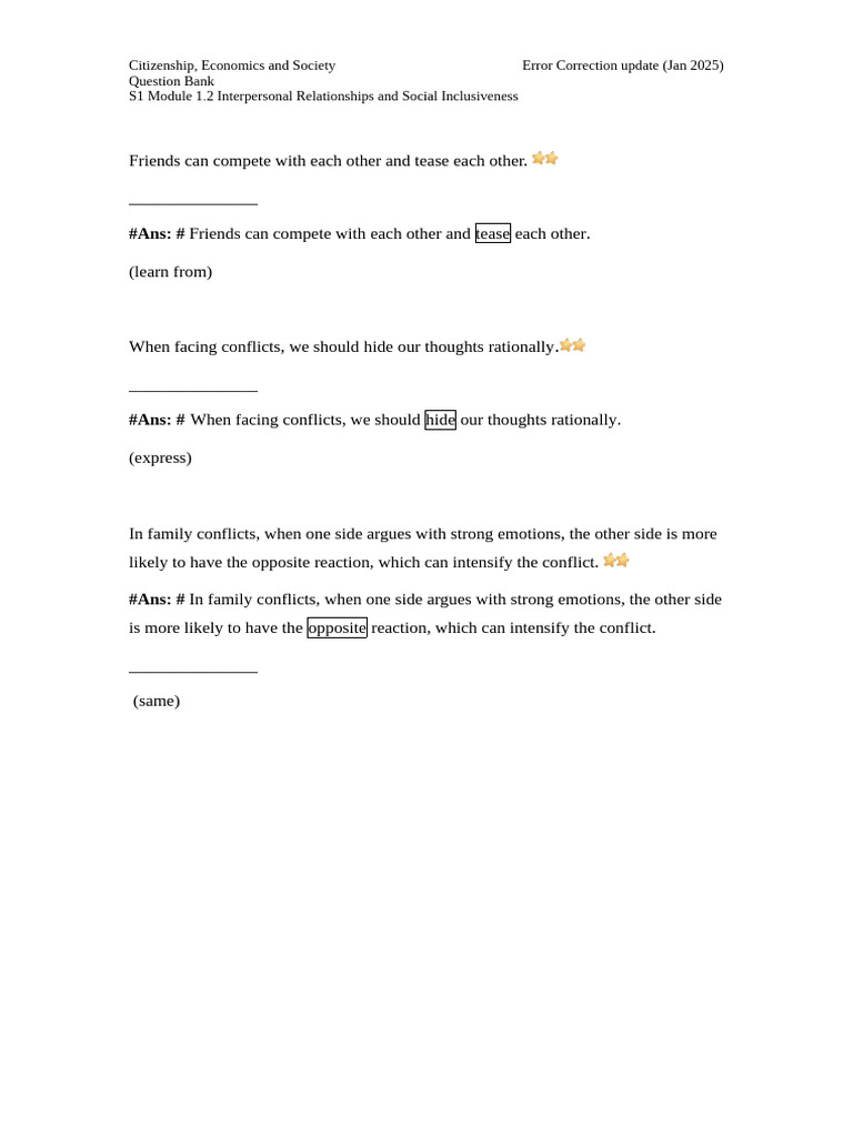 Module 1.2 Error Correction - New - T 202501 | PDF