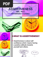 Assertive Refusal Skills | PDF | Nonverbal Communication | Psychology