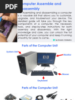 Assembling and Disassembling A System Unit | PDF | Screw | Electrical Engineering