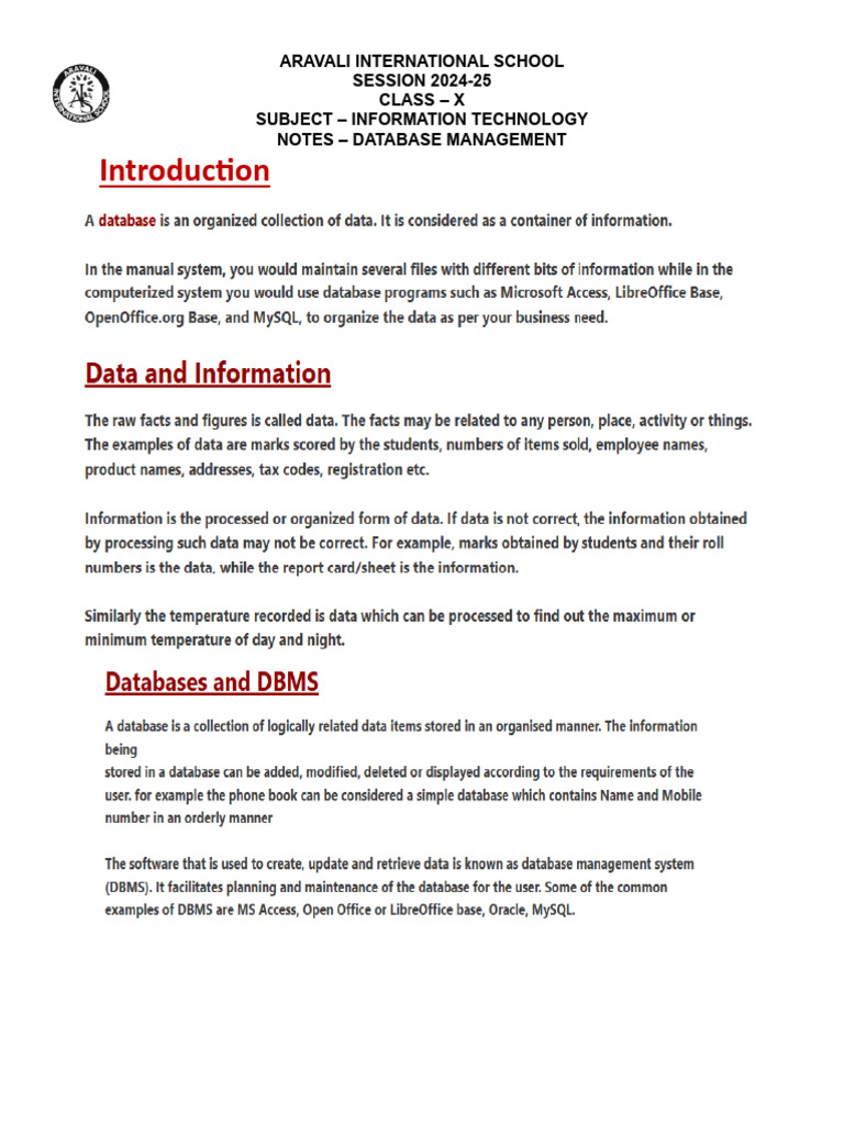 Database Management System | PDF
