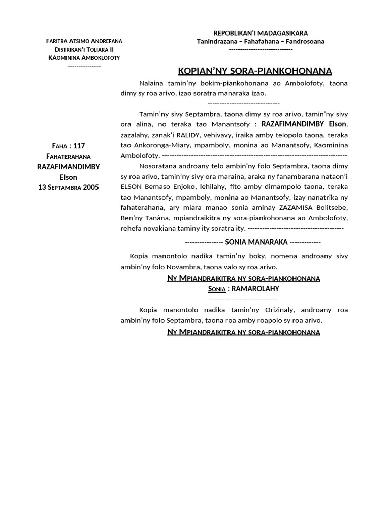 KOPIA RAZAFIMANDIMBY Elson | PDF