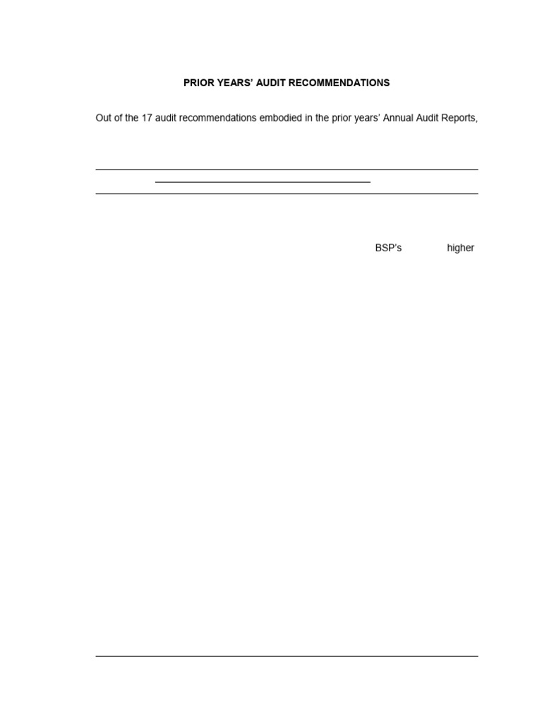 11-BSP2023 Part3-Status of PYs Recomm | PDF | Government