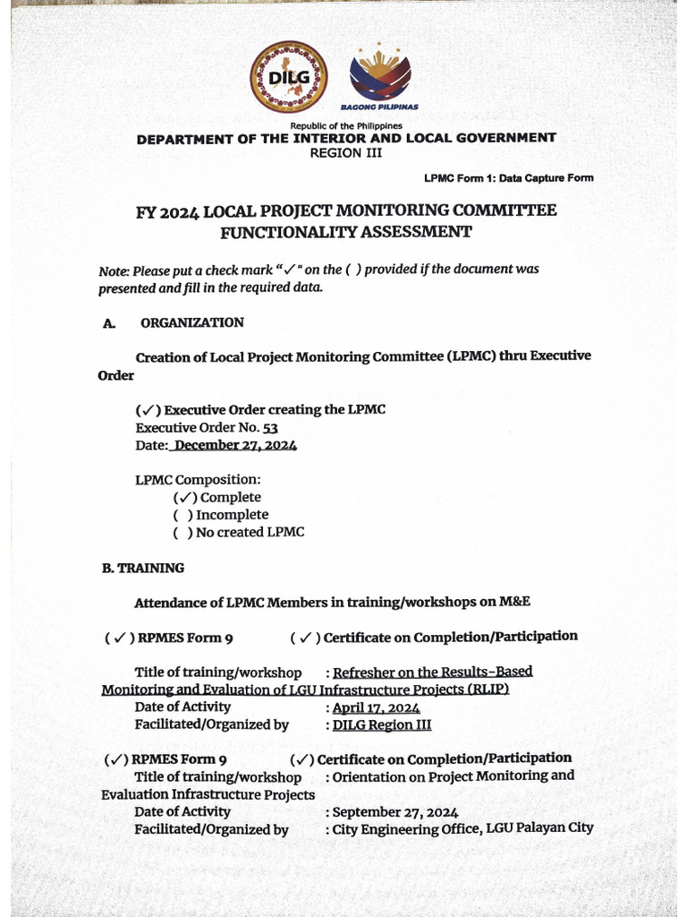 LPMC Form1 2024 | PDF