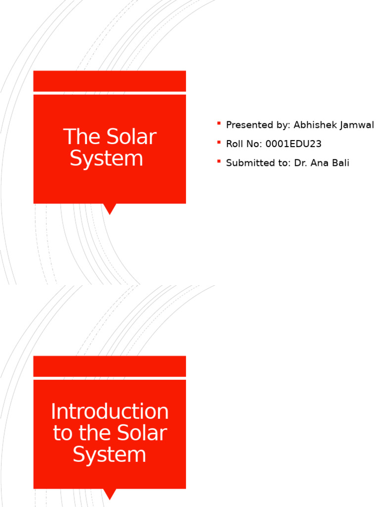 Overview of the Solar System | PDF