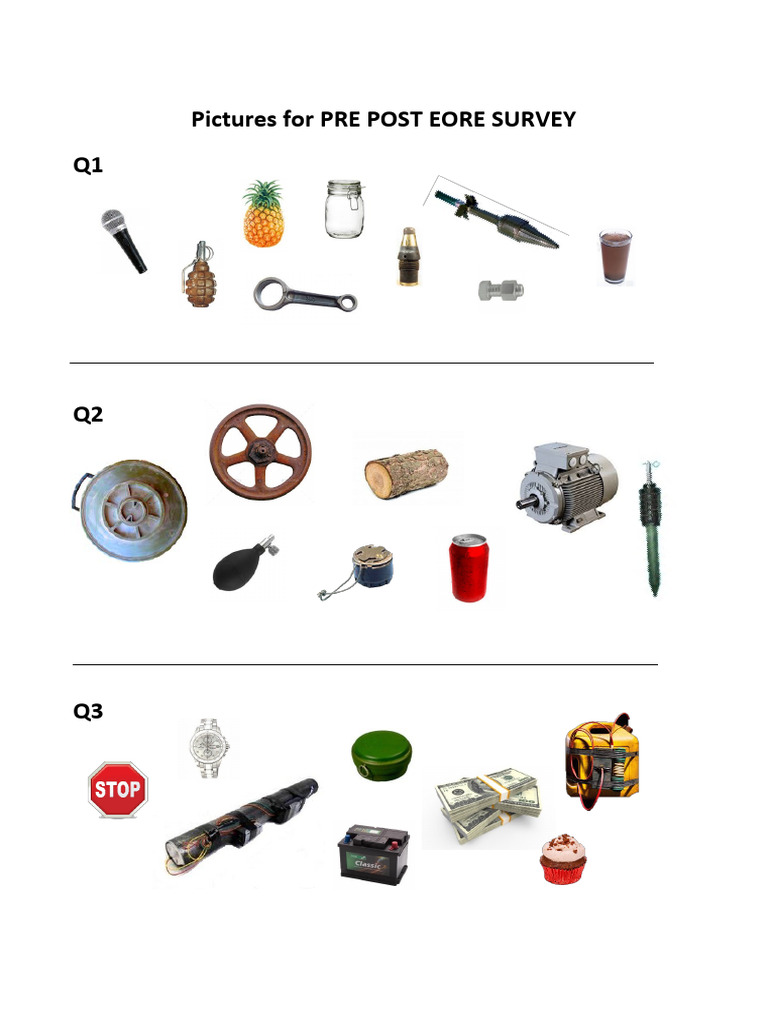 EORE PRE and POST SURVEY PICTURES | PDF