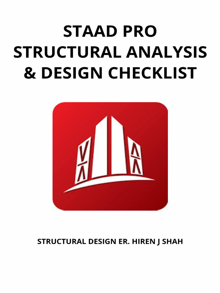 Staad Pro Checklist | PDF
