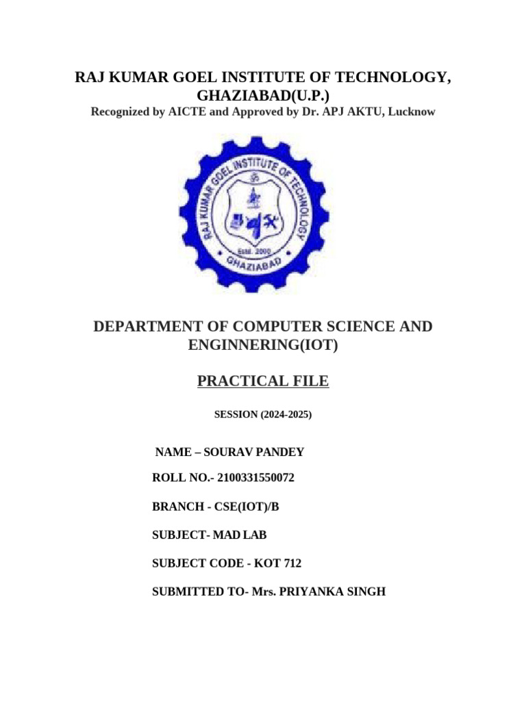 Front Page SOURAV | PDF