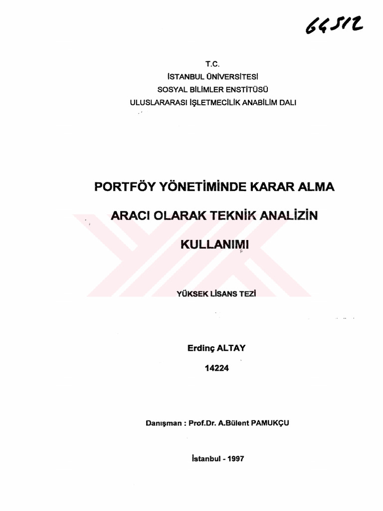 Pörtföy Yöneti̇mi̇ Karar Alma | PDF