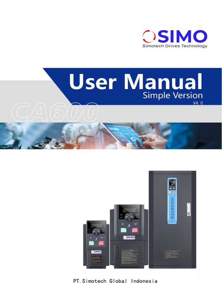 Siimo User Manual - 4.0 1 | PDF | Power Inverter | Electric Motor