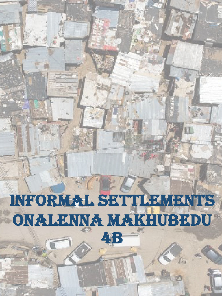 Pros and Cons of Informal Settlements | PDF