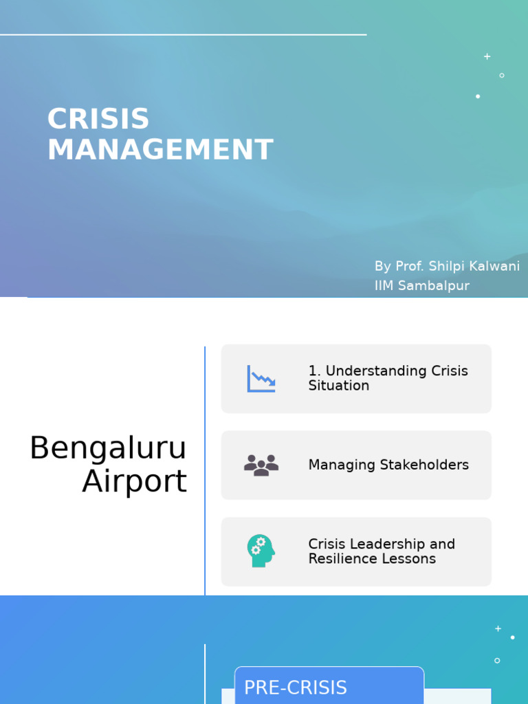 Effective Crisis Management Strategies | PDF | Crisis Management ...