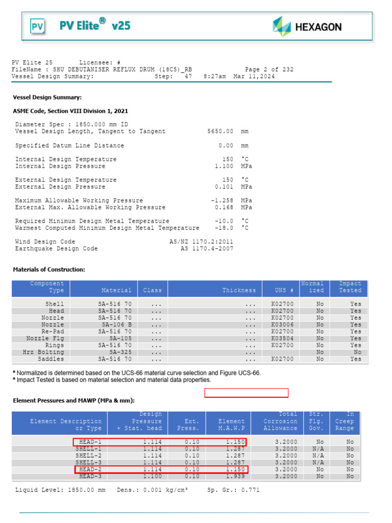 18C5 - NOZZLE CALC - 2 NOZZLES FAILED - Extract | PDF