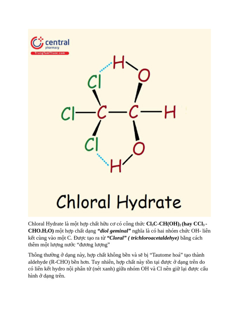 Cloral Hydrate | PDF