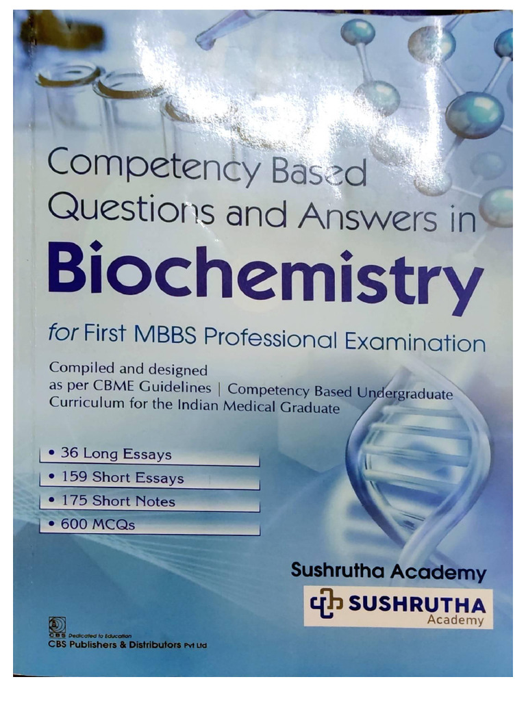 Compentency Based Biochemistry Q A Type | PDF