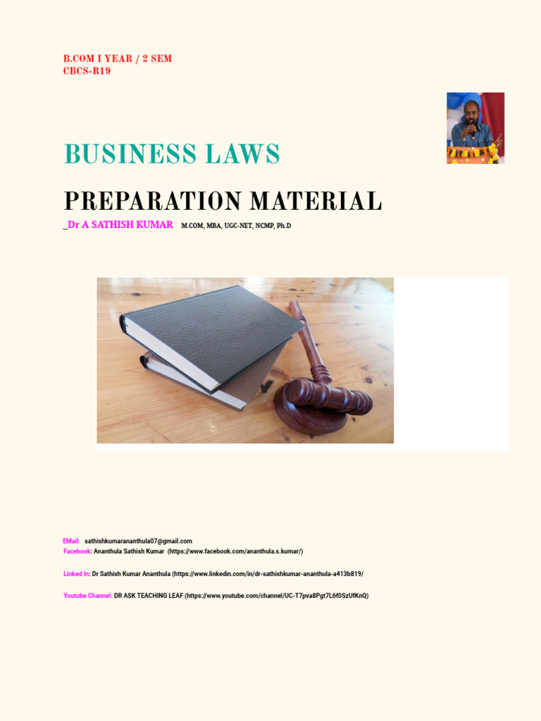 Business Laws: Contracts & Agreements Explained | PDF | Breach Of ...