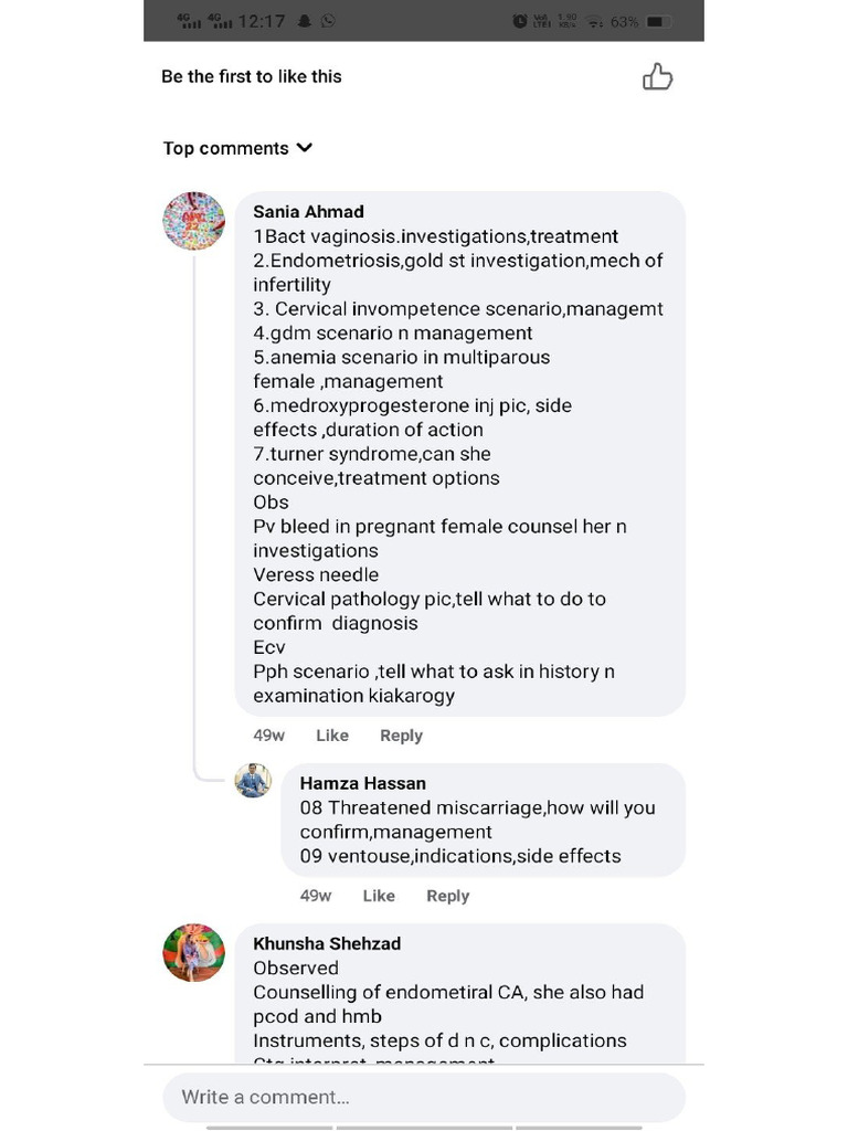 Gynaecology Who Ospe | PDF