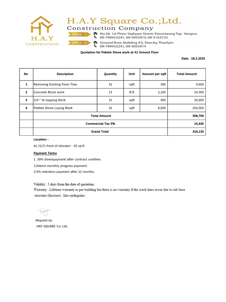 Pebble Stone Quotation | PDF