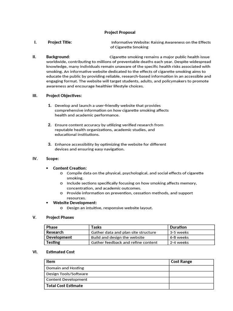 430547389 Project Proposal Sample | PDF | Web Development