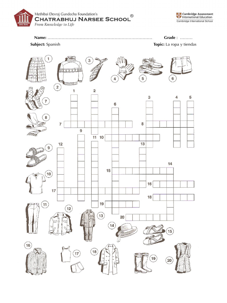 4.3._Crucigrama__sopa_de_letras_y_ejercicio_de_escritura_-_La_ropa_y ...