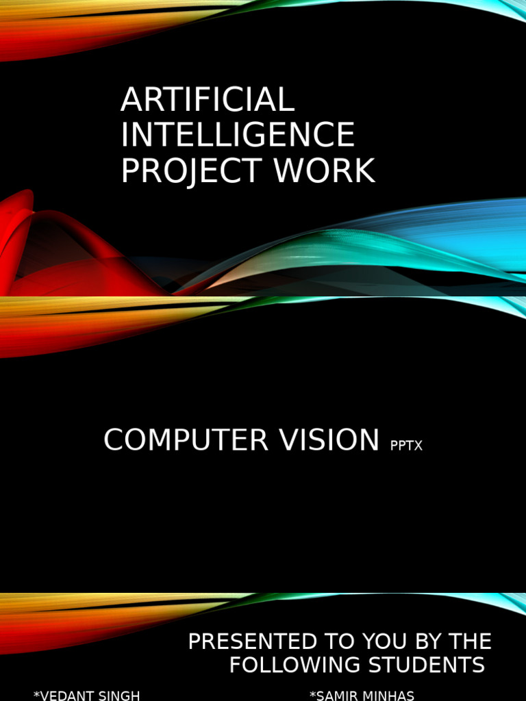 Computer Vision Presentation AI | PDF | Computer Vision | Deep Learning