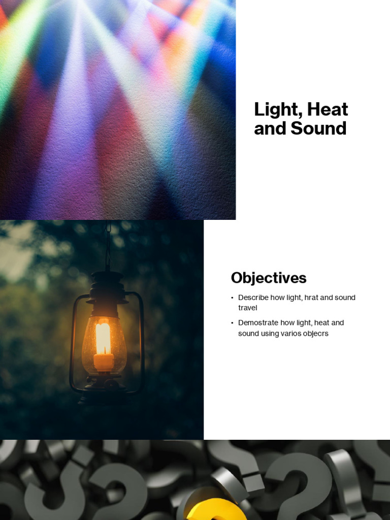 Exploring Light, Heat, and Sound Energy | PDF
