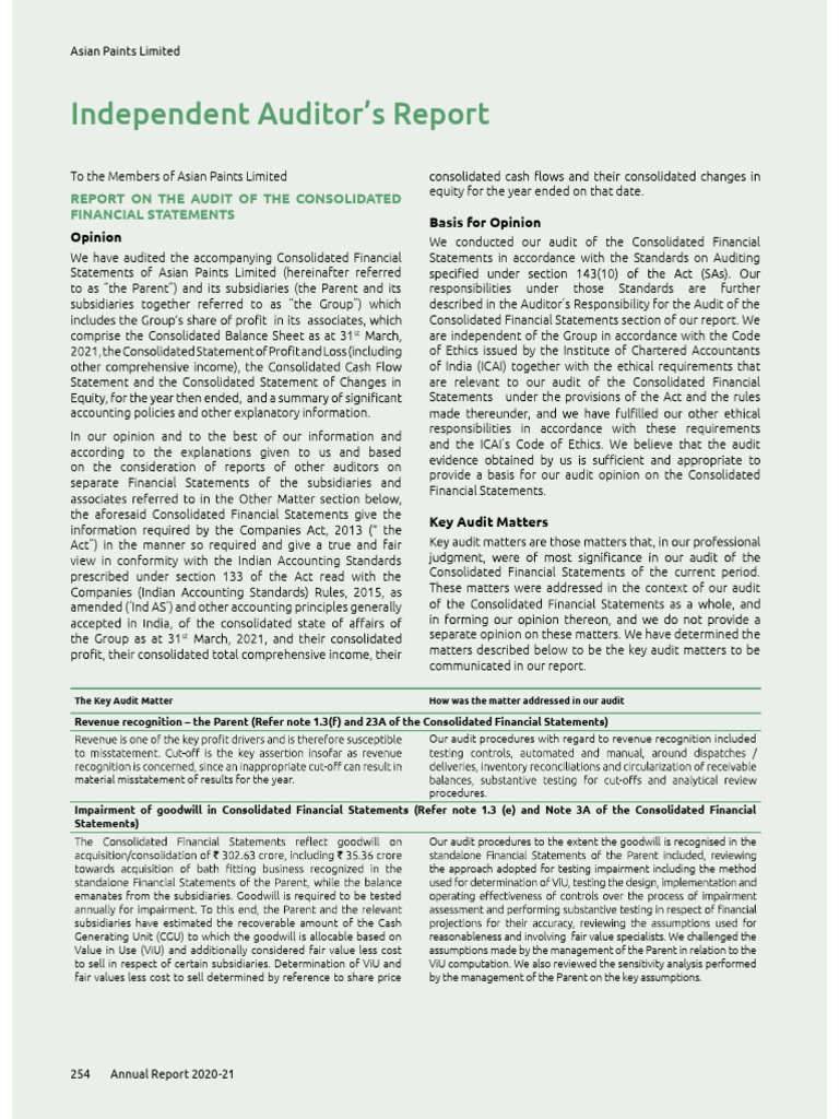Consolidated_Financial_Statements21 | PDF | Audit | Auditor's Report