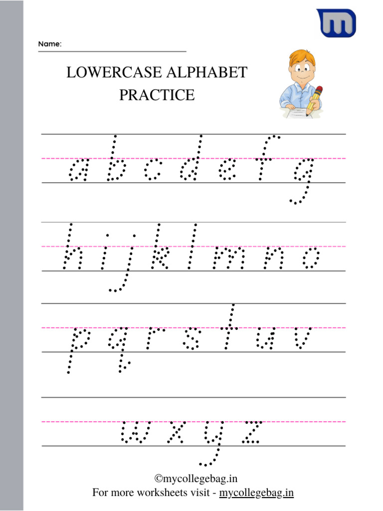 Lowercase-Alphabet-Practice | PDF
