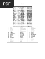Restaurant Word Search Puzzle | PDF | Waiting Staff | Foods